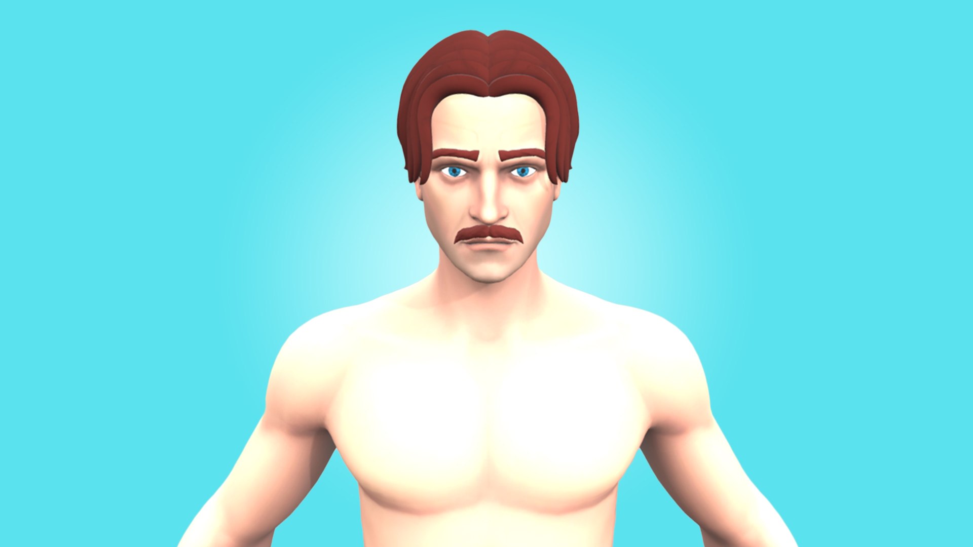3D Robert - Male Base Mesh - Cartoon Character - TurboSquid 2132693