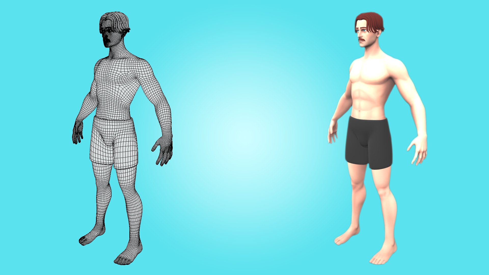 3D Robert - Male Base Mesh - Cartoon Character - TurboSquid 2132693