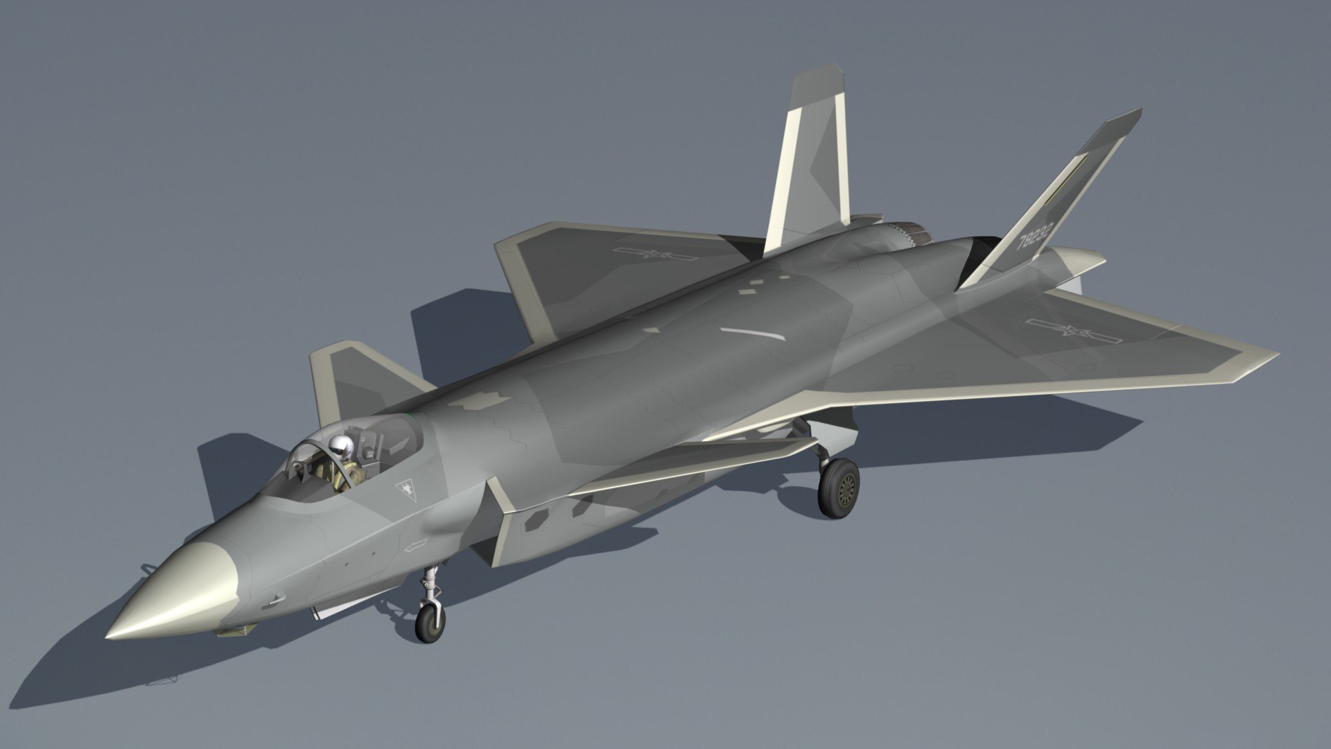 Chengdu J20 3D Model - TurboSquid 1724647