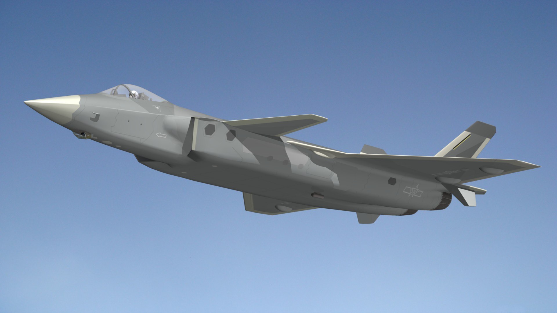 Chengdu J20 3D Model - TurboSquid 1724647