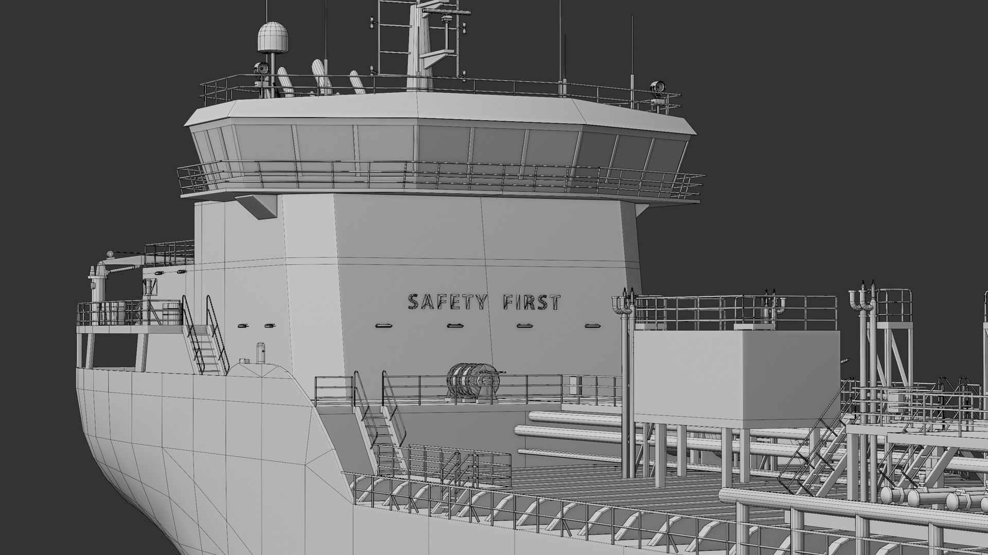 3D Model Stolt Condor Oil Tanker - TurboSquid 2259251