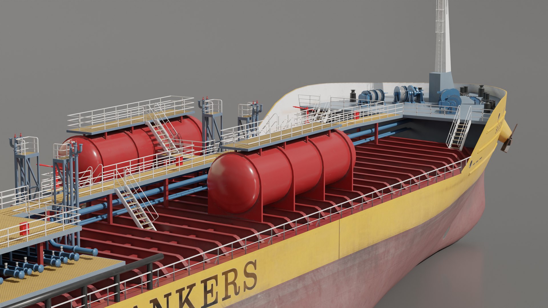 3D Model Stolt Condor Oil Tanker - TurboSquid 2259251