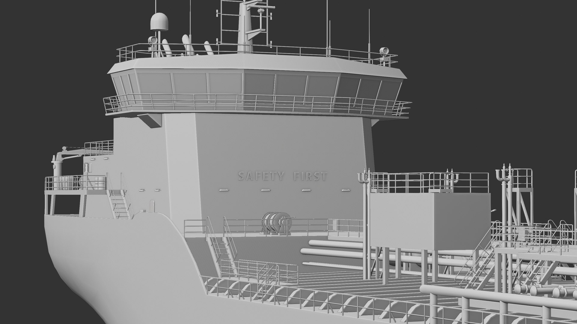 3D Model Stolt Condor Oil Tanker - TurboSquid 2259251