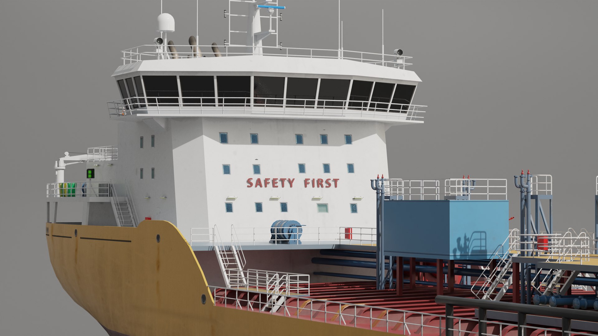 3D Model Stolt Condor Oil Tanker - TurboSquid 2259251