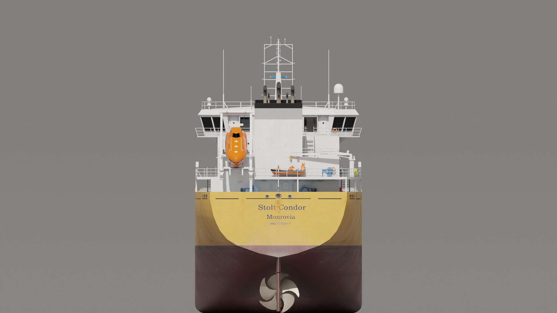 3D Model Stolt Condor Oil Tanker - TurboSquid 2259251