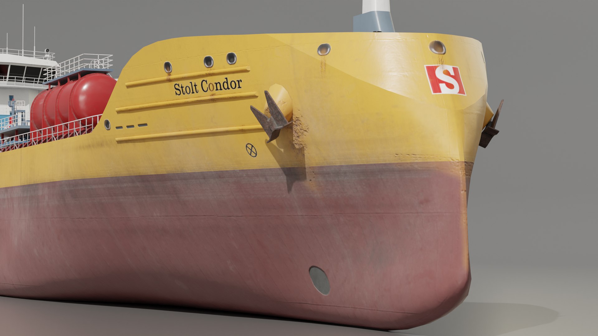 3D Model Stolt Condor Oil Tanker - TurboSquid 2259251