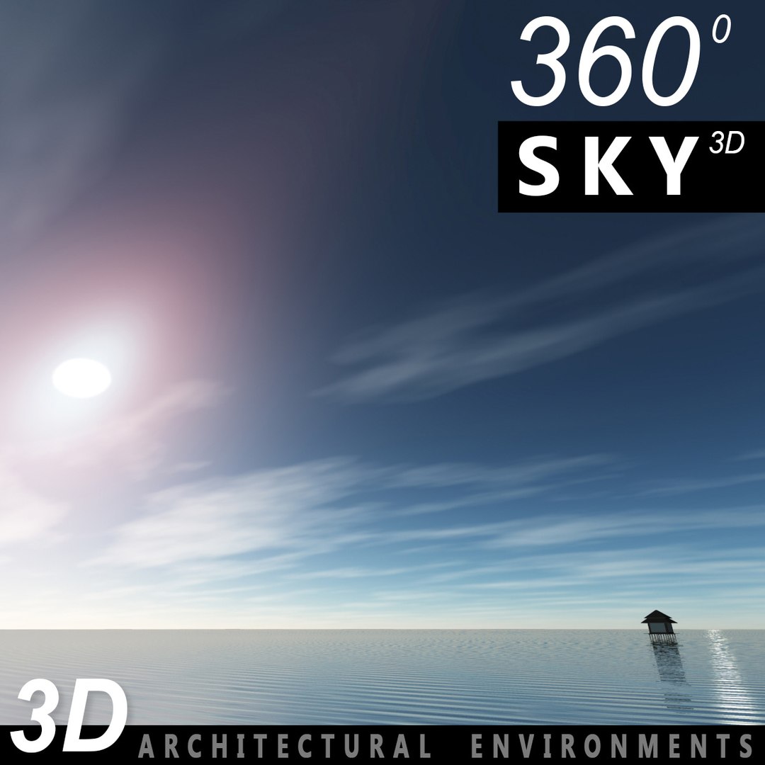 sky clouds 3d model