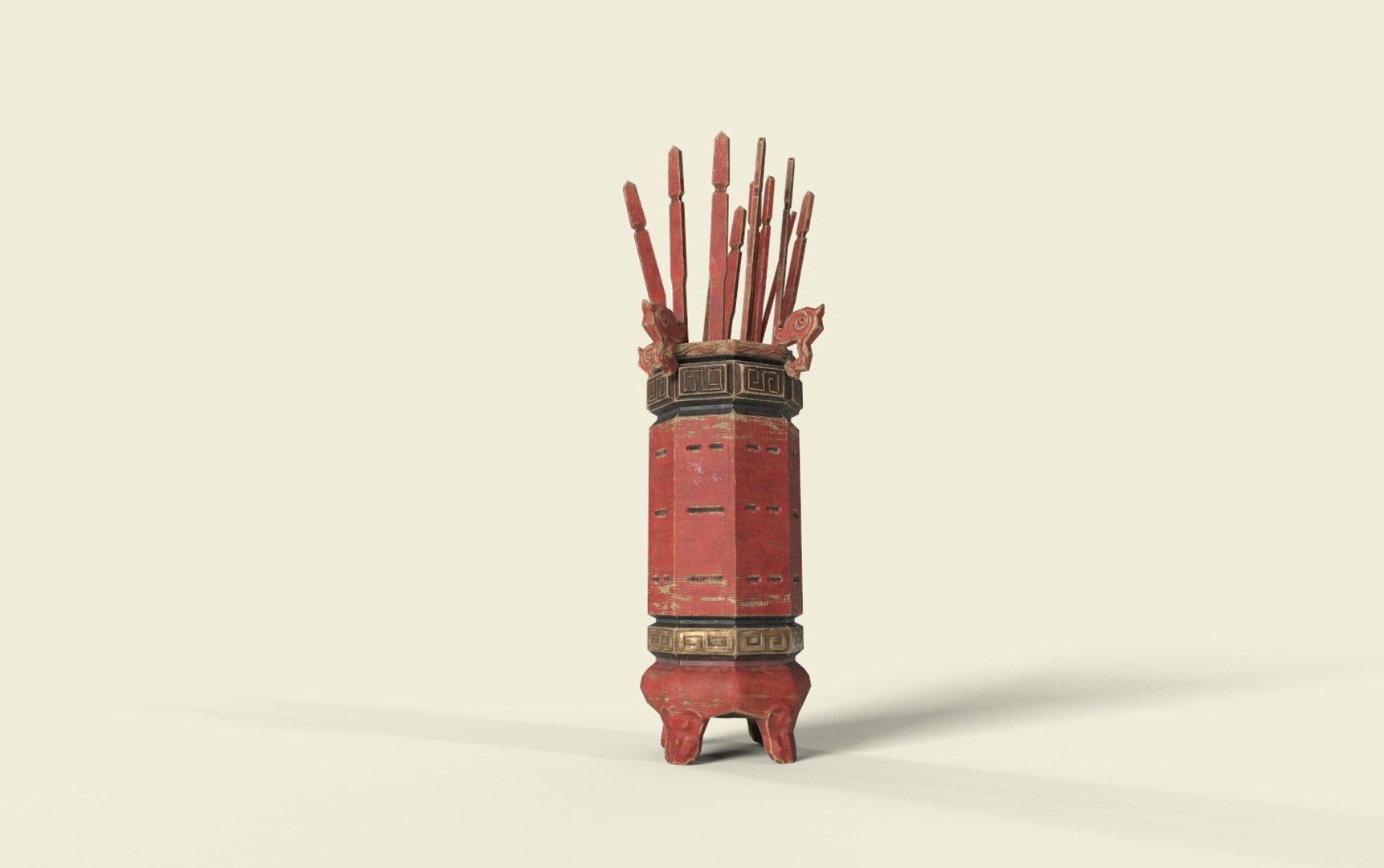 3D Temple Lots Container Model - TurboSquid 1657041