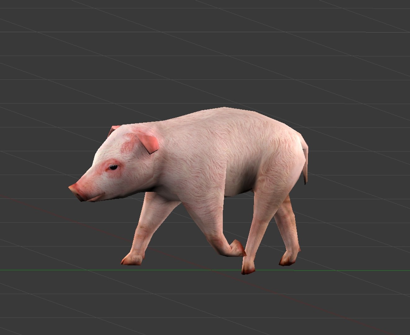 3d X Ready Pig Animations