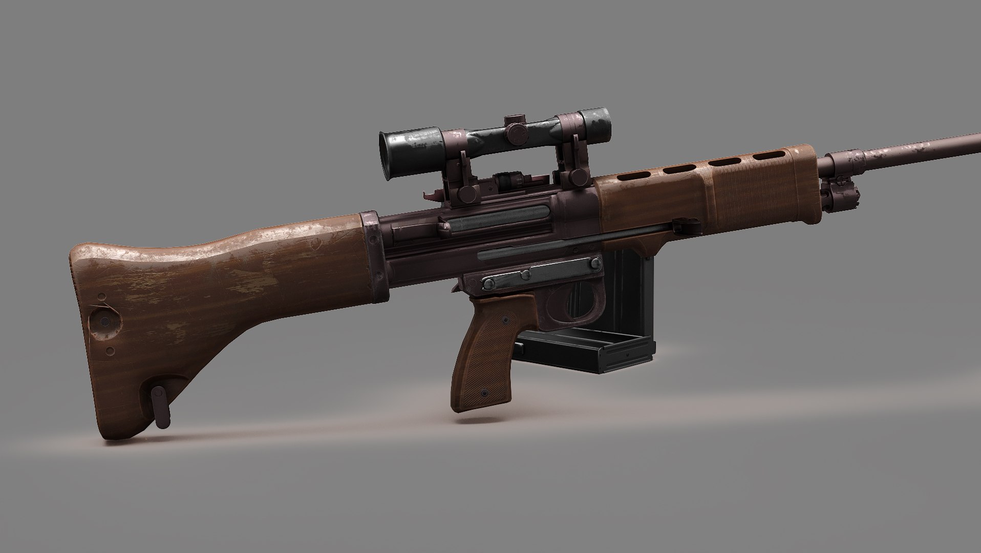 FG-42 3D Model - TurboSquid 2123994