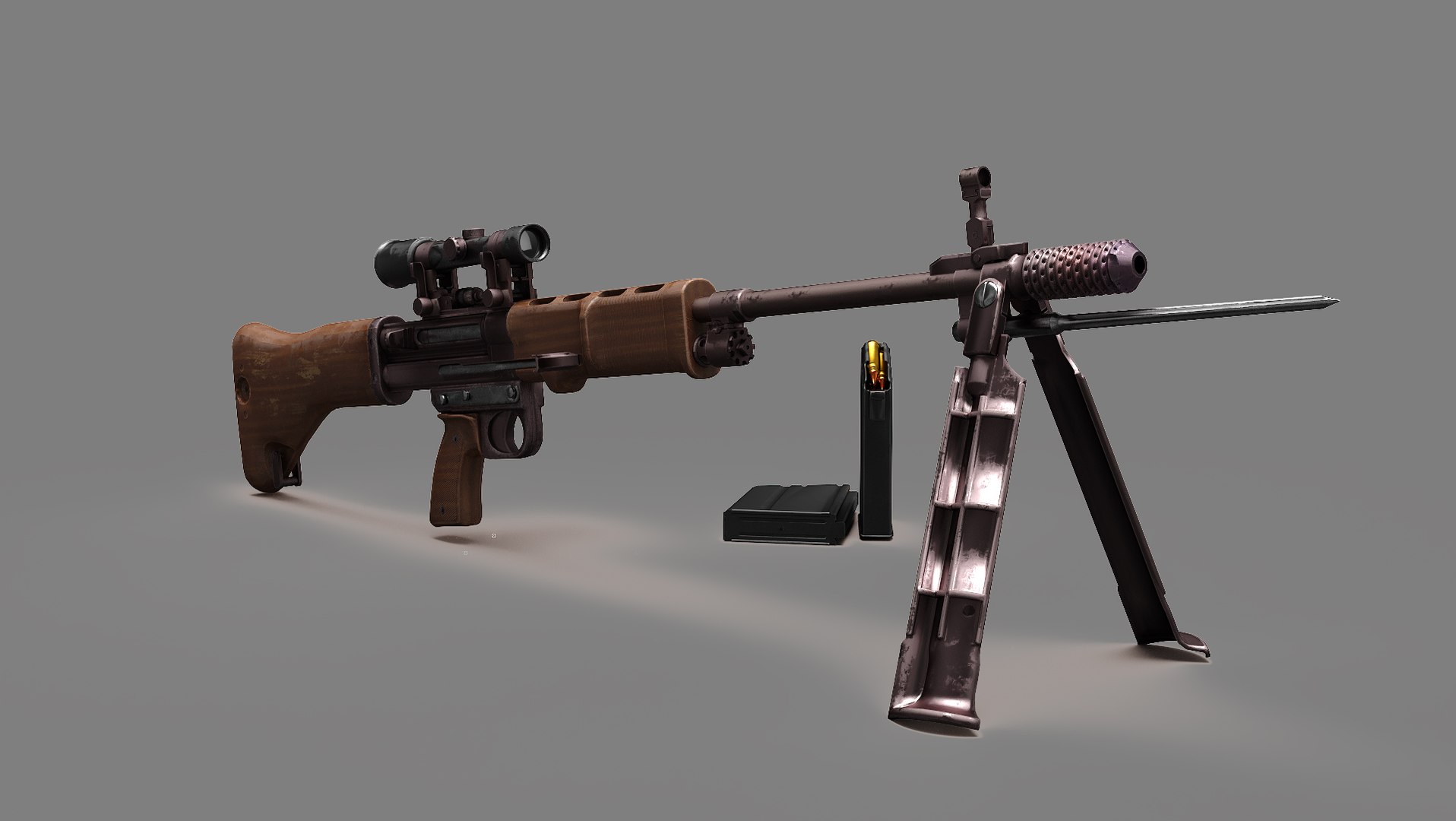 FG-42 3D Model - TurboSquid 2123994
