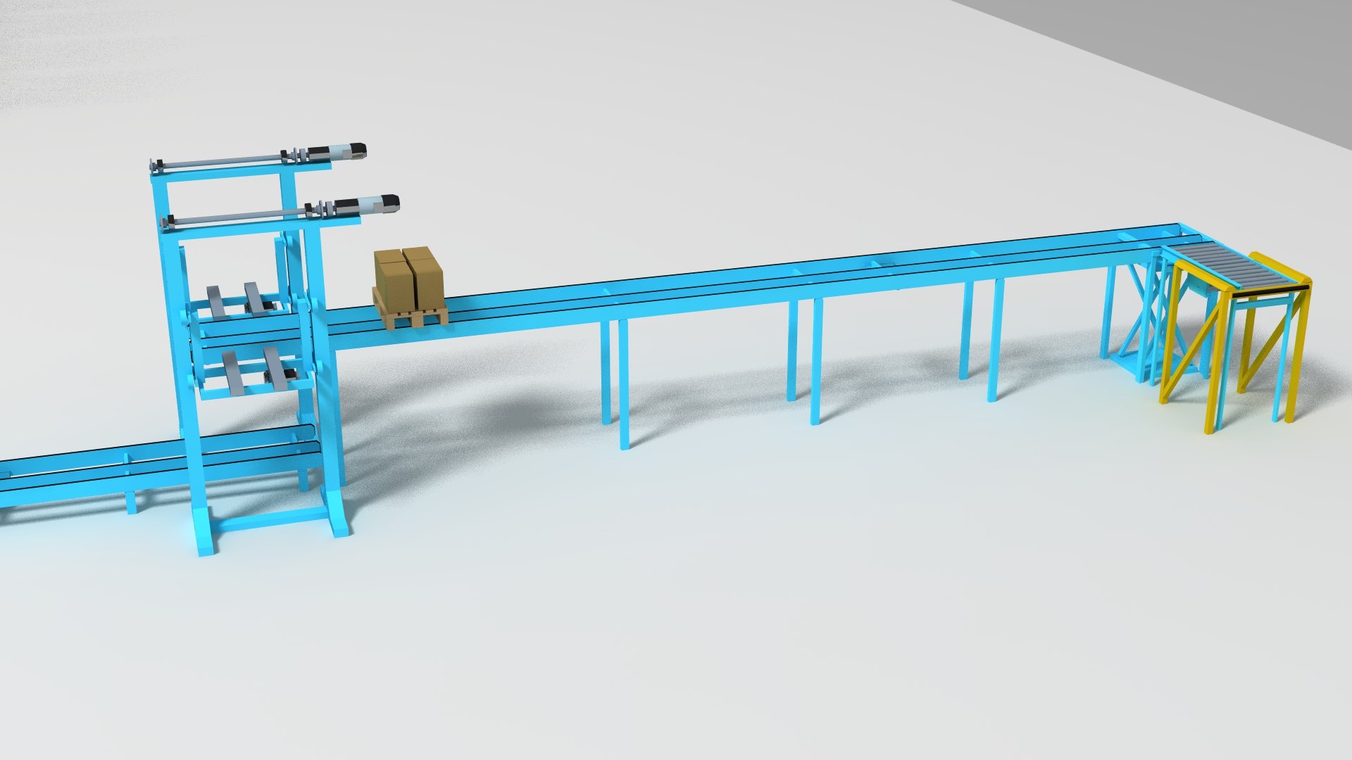 3d Model Warehouse Conveyors Cranes