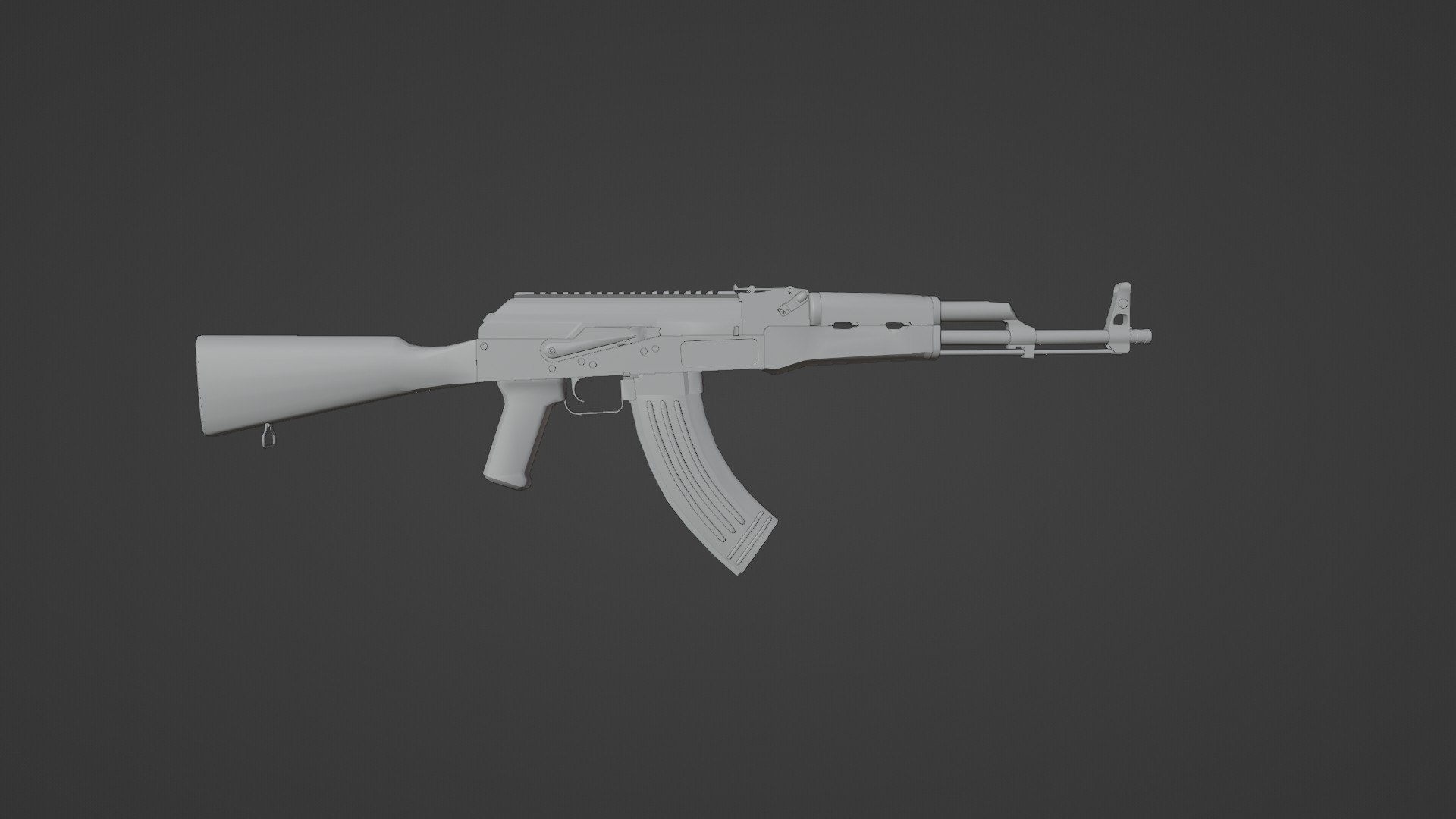 3D AK 47 Model - TurboSquid 2038018