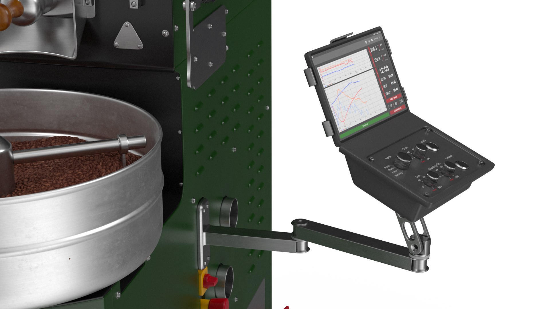 3D Coffee Roaster Machine Green - TurboSquid 2193577