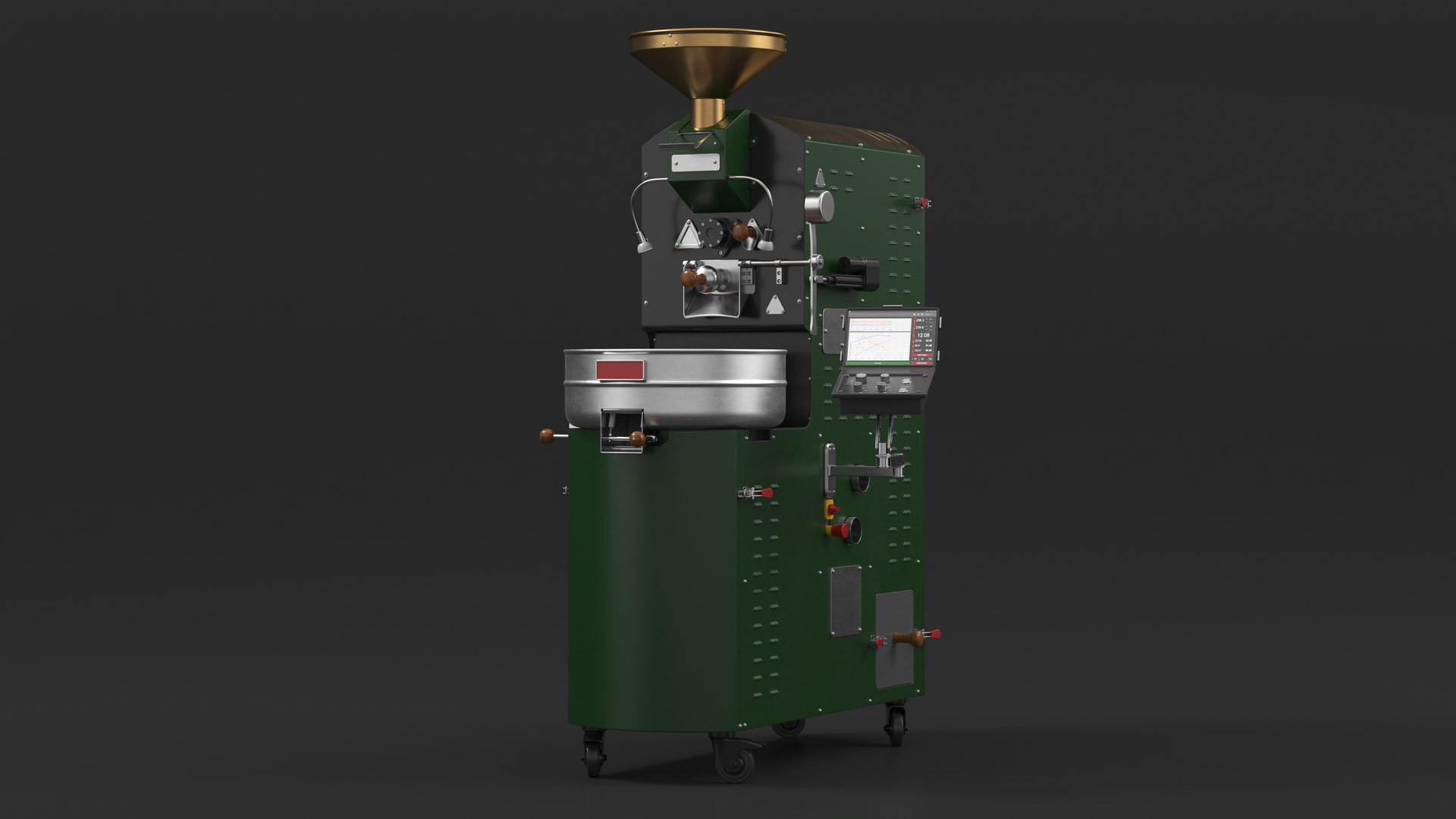 3D Coffee Roaster Machine Green - TurboSquid 2193577