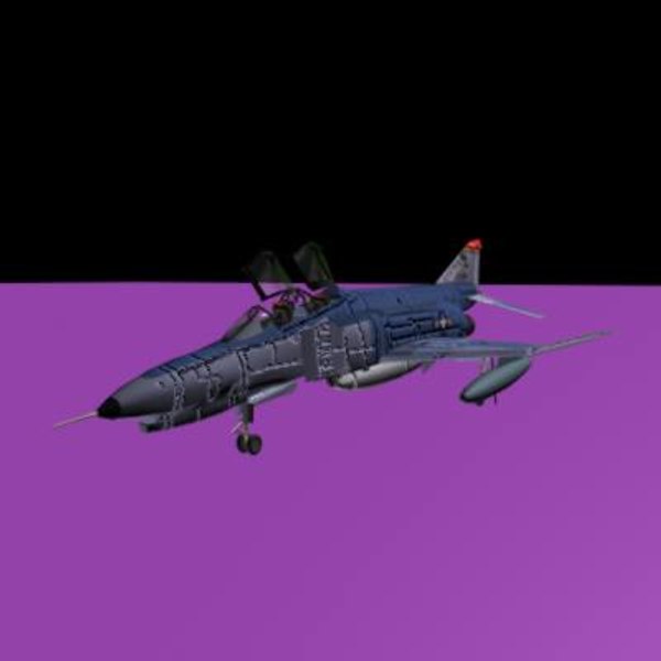 phantom fighter 3d model