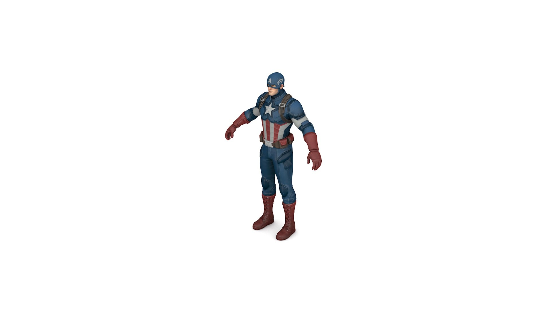 Captain America 3D Model - TurboSquid 2079549