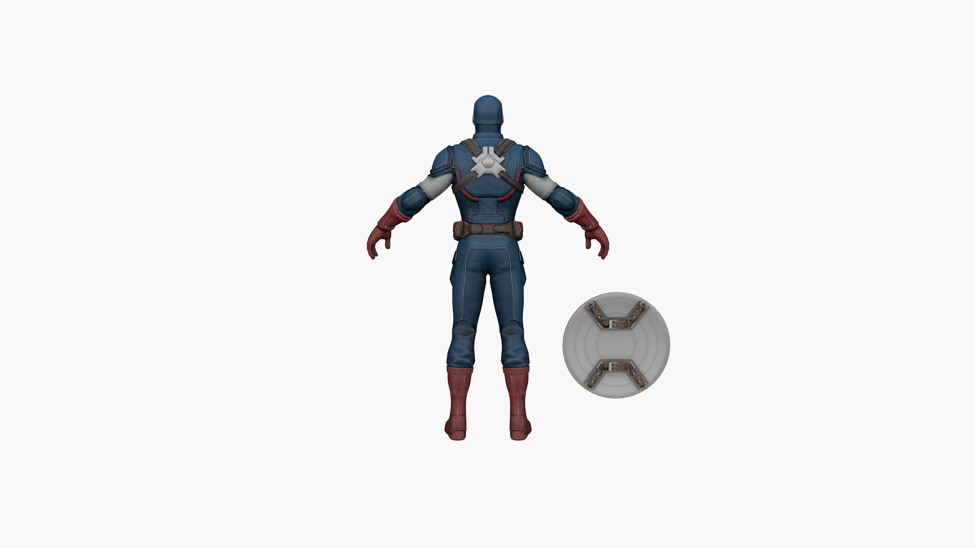 Captain America 3D Model - TurboSquid 2079549