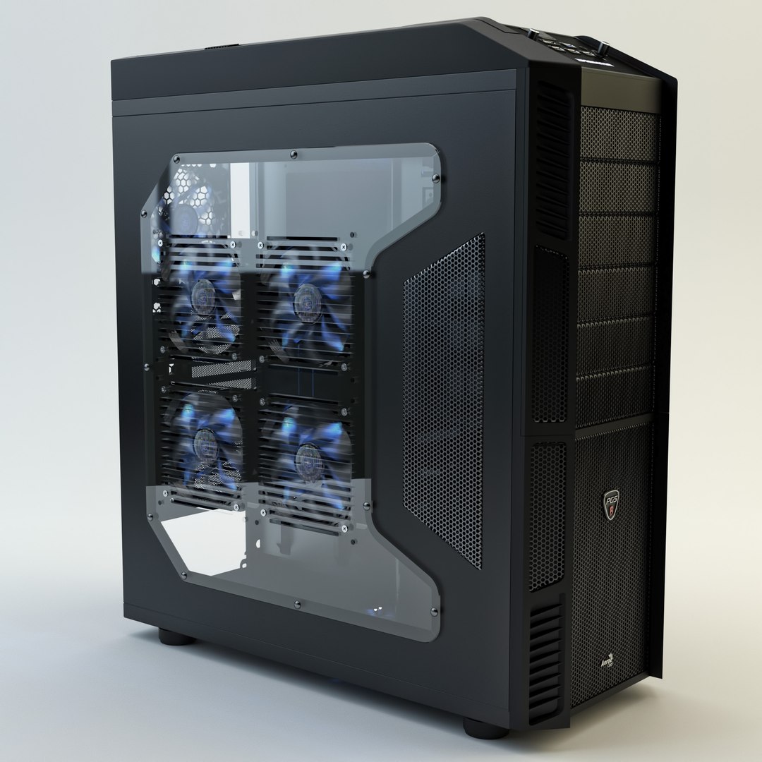 3d Pc Case Aerocool Xpredator Model