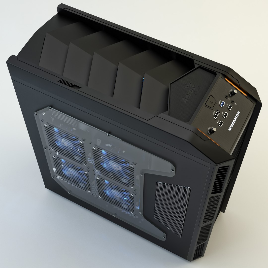3d Pc Case Aerocool Xpredator Model