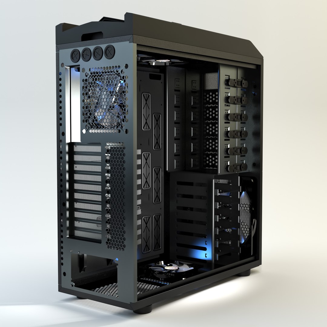 3d Pc Case Aerocool Xpredator Model