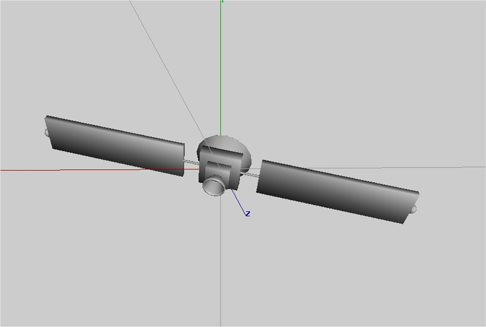 free satellite 3d model