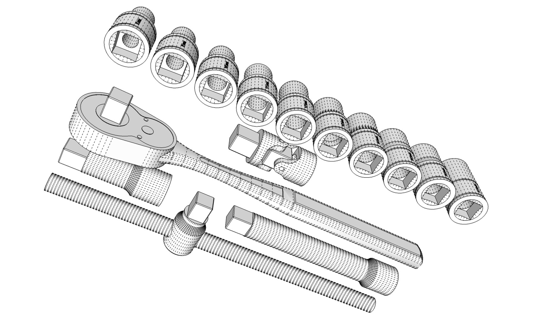 3D Set Socket - TurboSquid 1641316