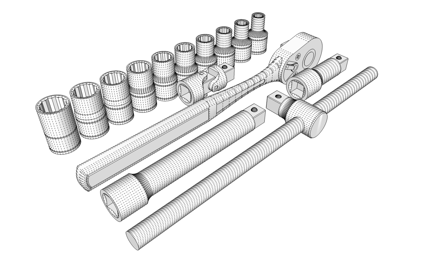 3D Set Socket - TurboSquid 1641316