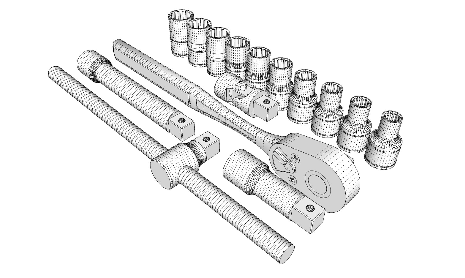 3D Set Socket - TurboSquid 1641316
