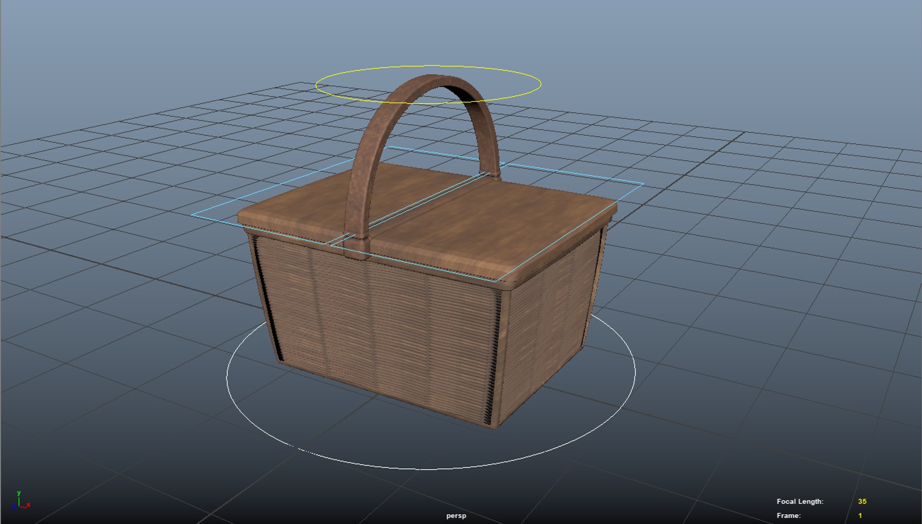 3D Asset Basket 3d Rig Model For Maya - TurboSquid 2199095