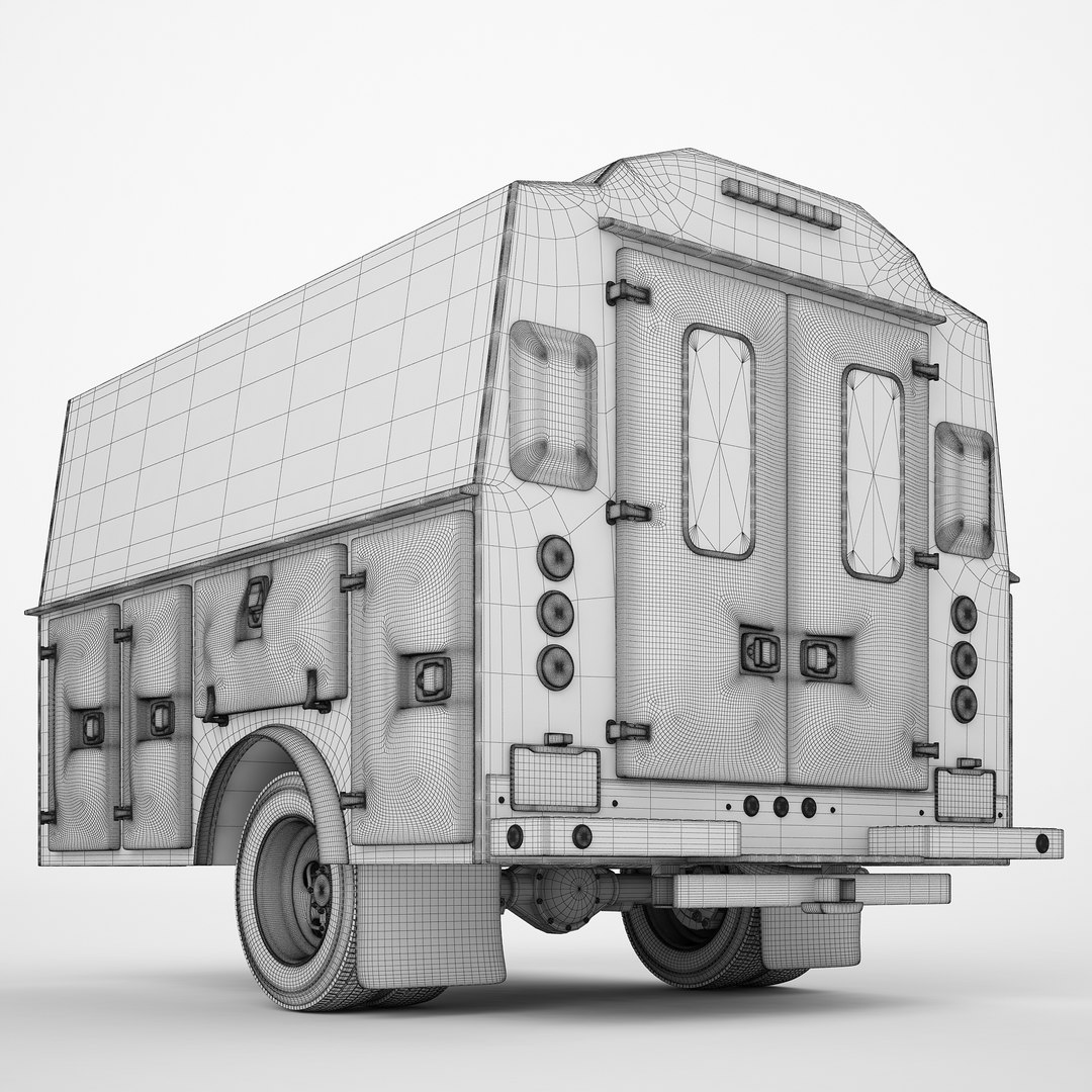 Service Truck Cabin 04 3D Model - TurboSquid 1764082