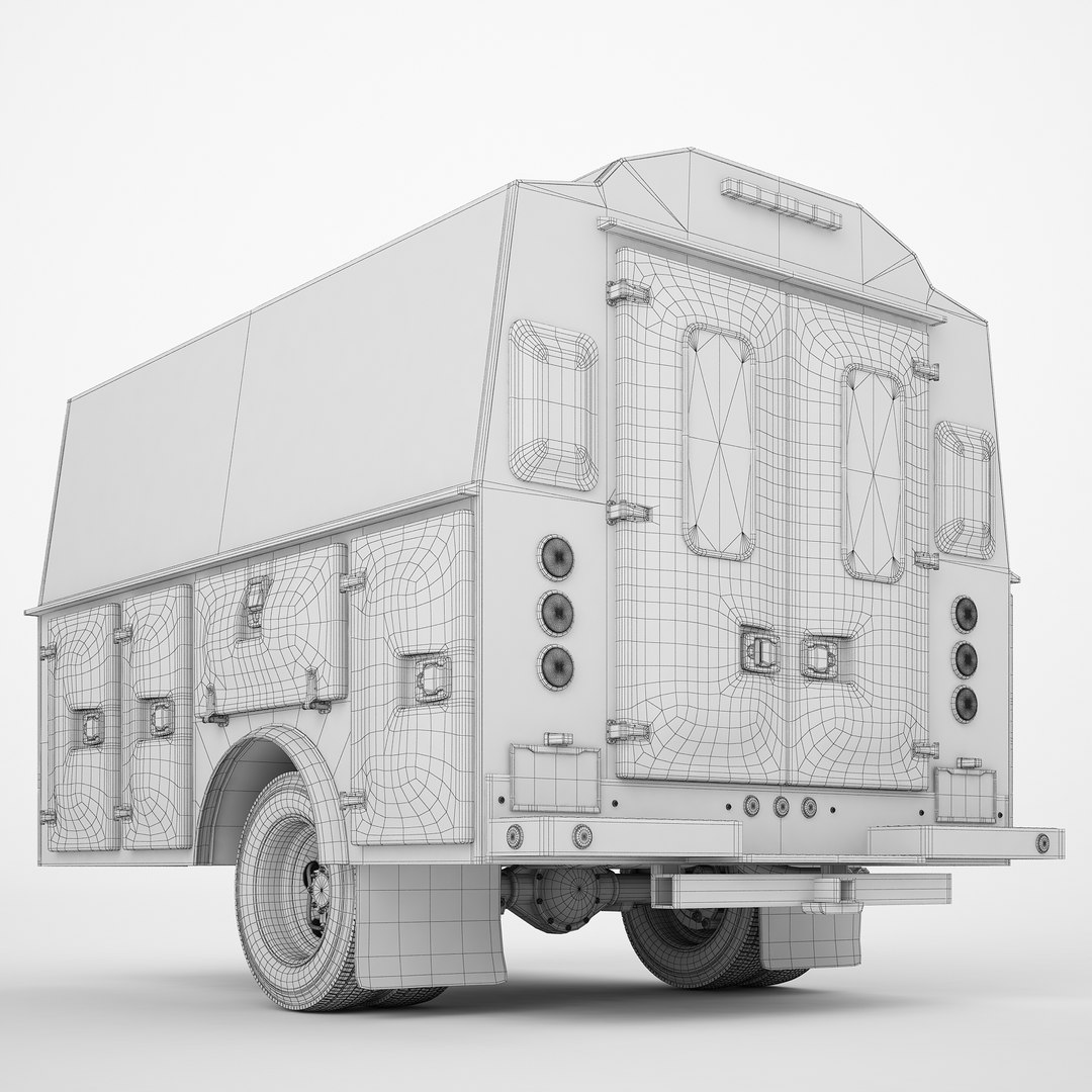 Service Truck Cabin 04 3D Model - TurboSquid 1764082