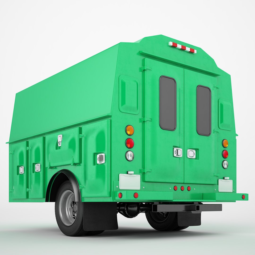 Service Truck Cabin 04 3D Model - TurboSquid 1764082