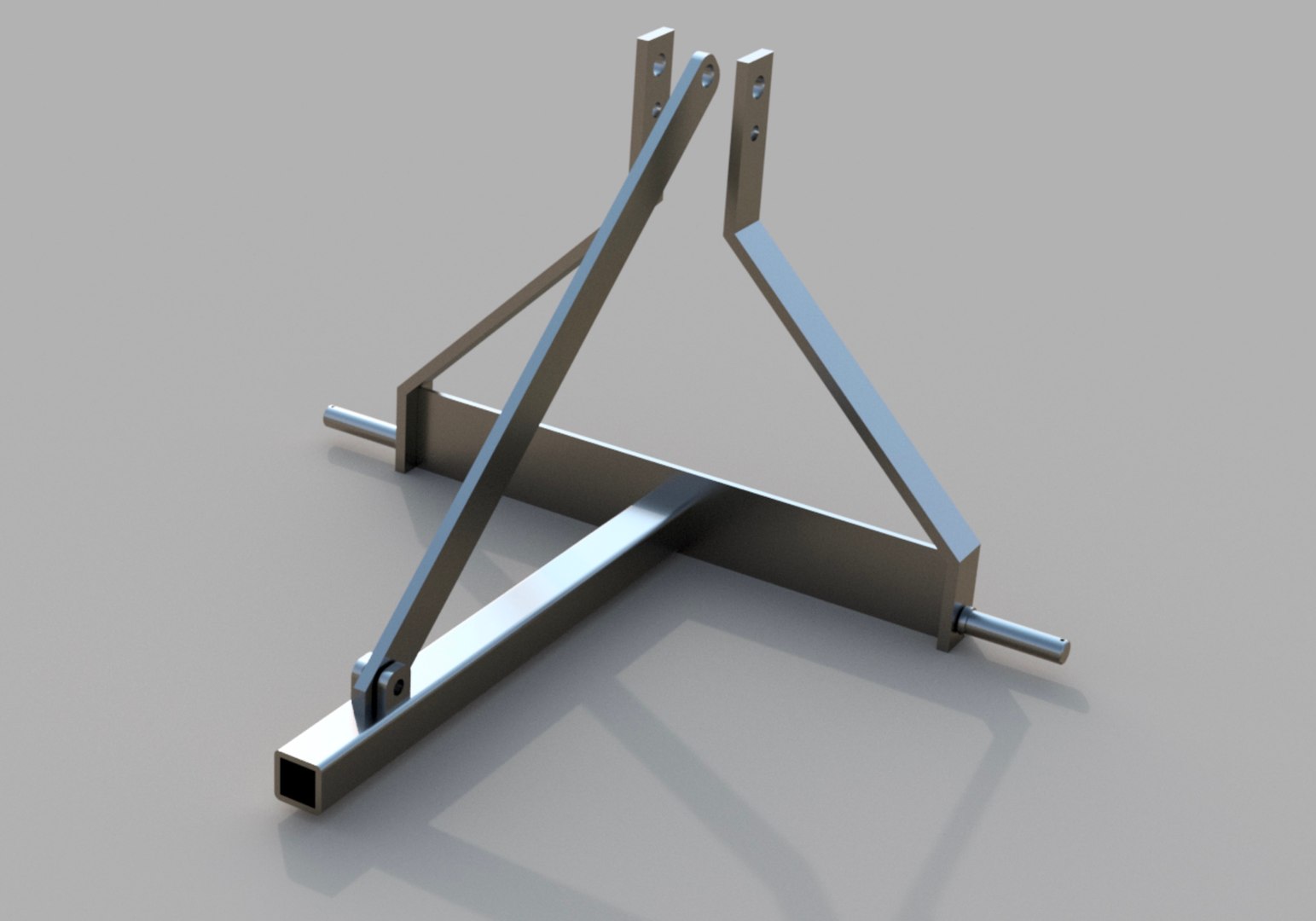 Kubota 3 Point Implement Frame Bare 3D model - TurboSquid 1941942