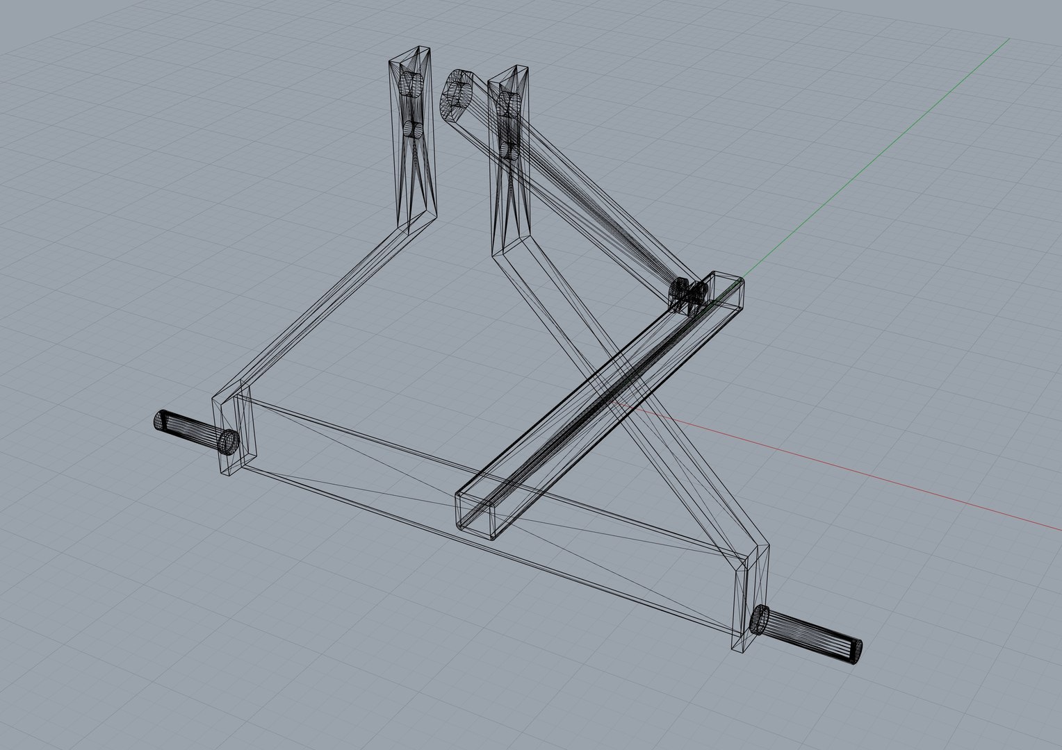 Kubota 3 Point Implement Frame Bare 3D model - TurboSquid 1941942