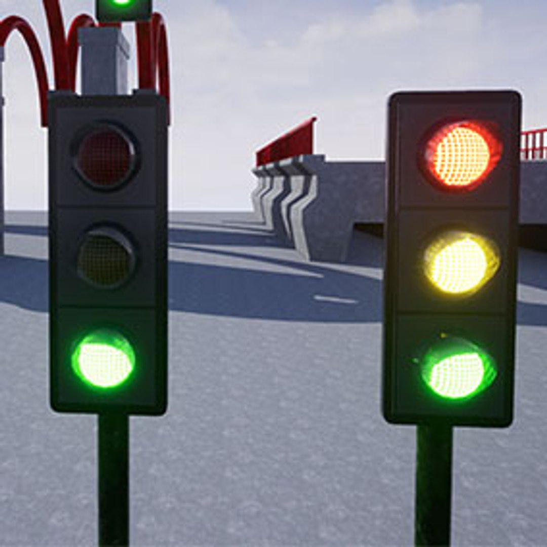 3D Ready Traffic Lights Model - TurboSquid 1411095