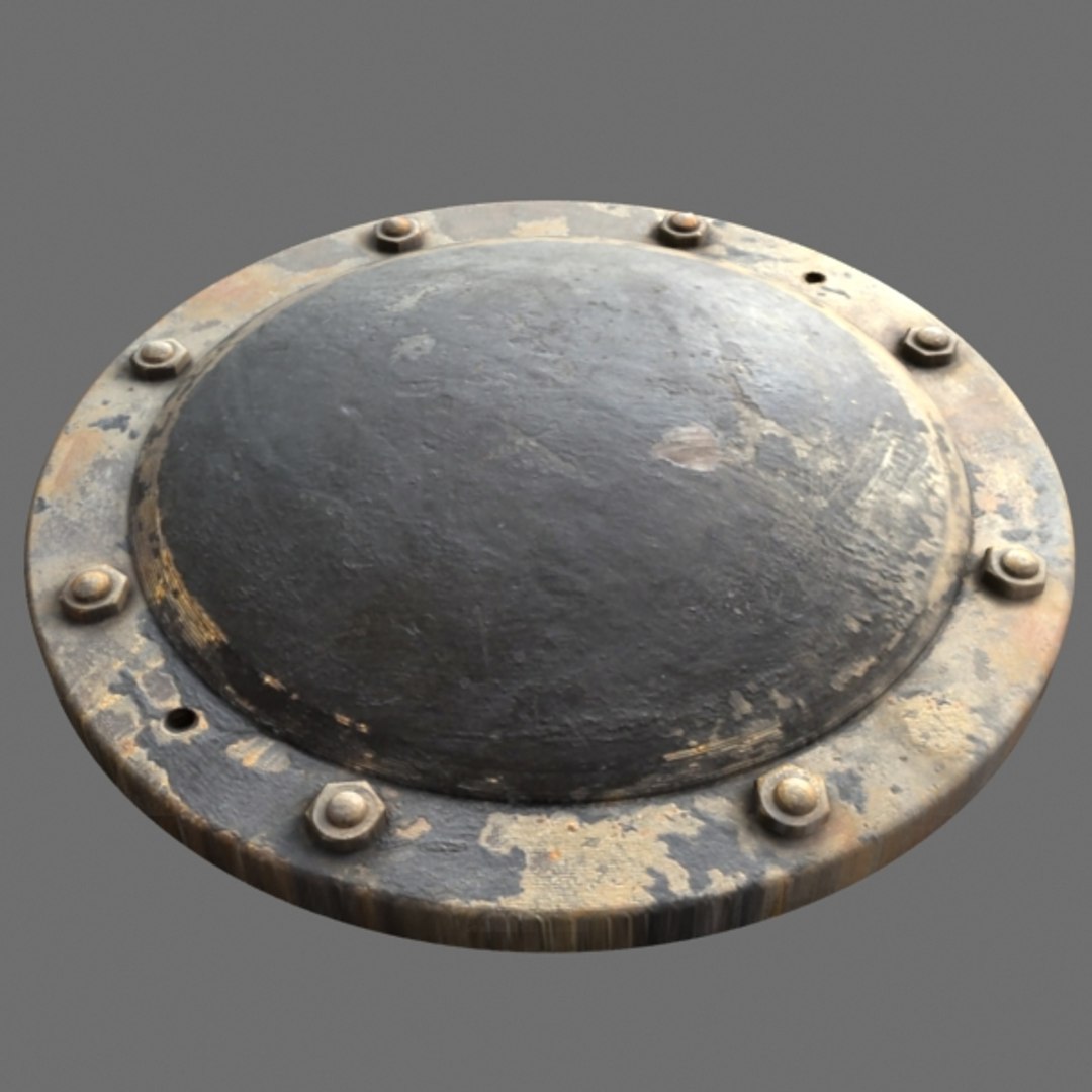 Riveted Metal 1b 3d C4d