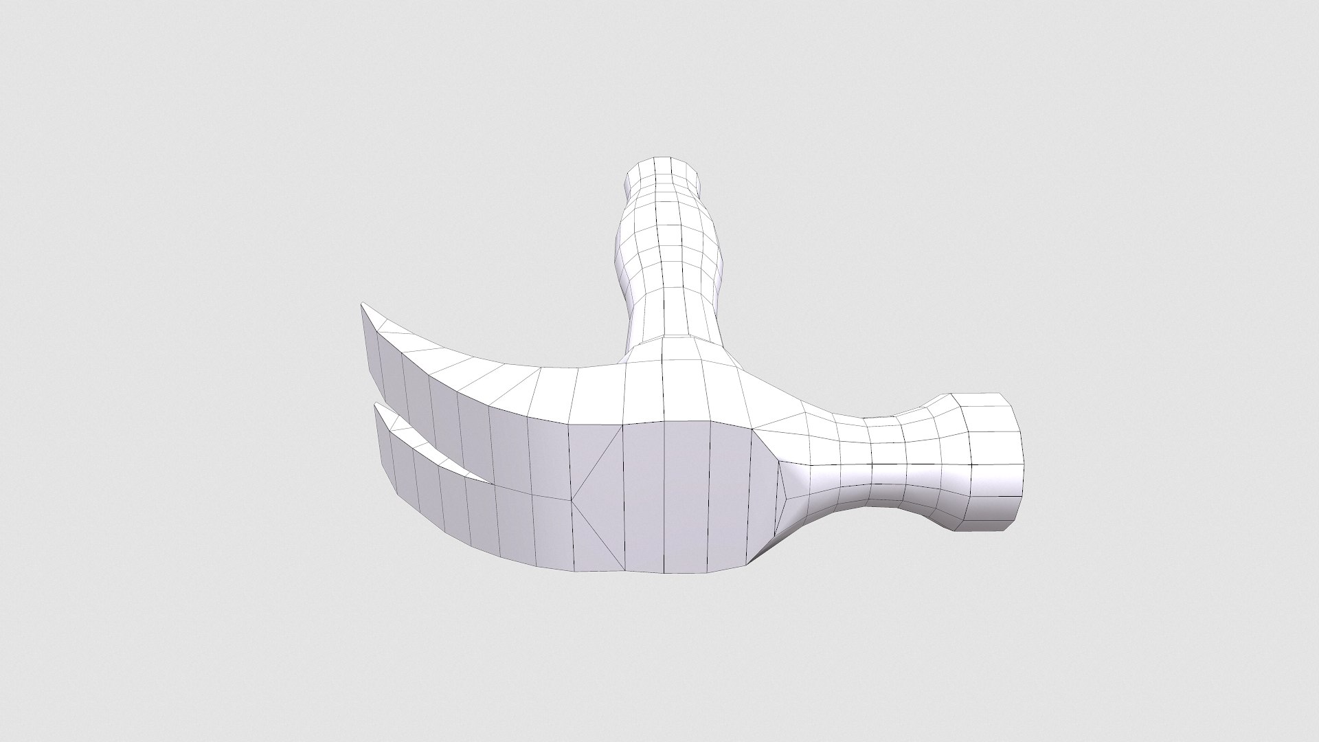 Free 3D Model Claw Hammer Low-poly PBR - TurboSquid 2133078