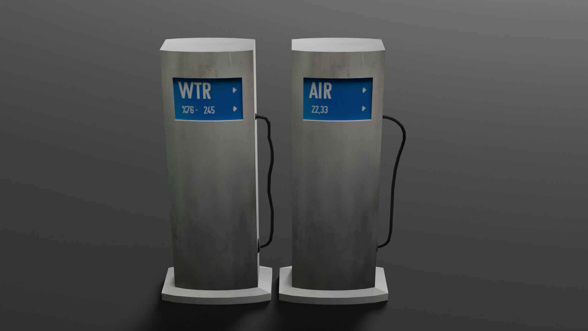 3D Model Low Poly Gas Station Model - TurboSquid 2344158
