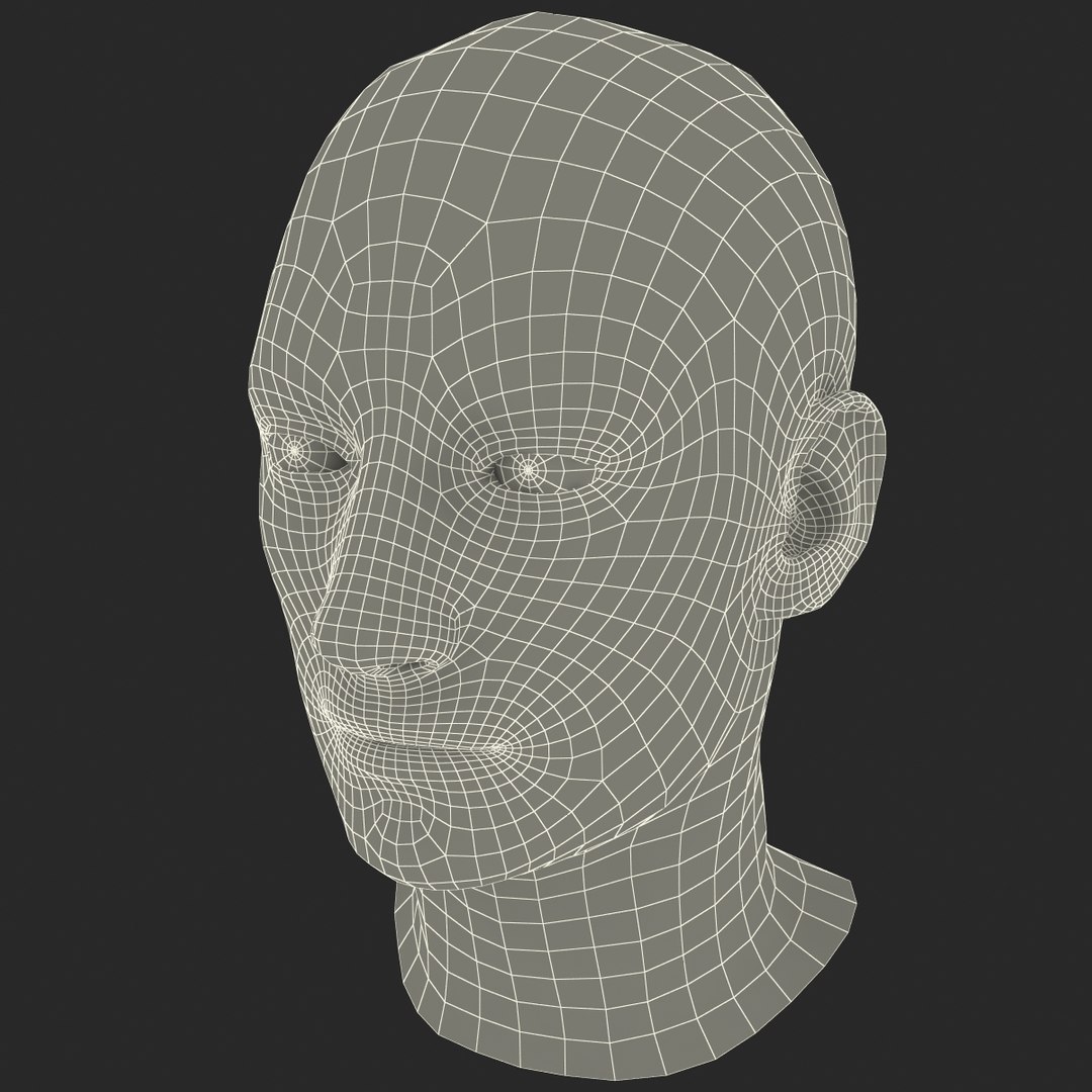 3d Model Male Head 5