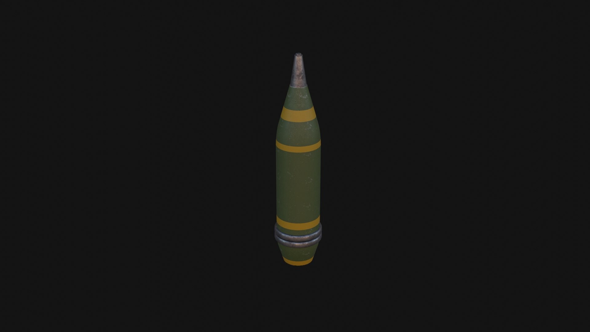 3D Artillery Projectile - TurboSquid 2188189
