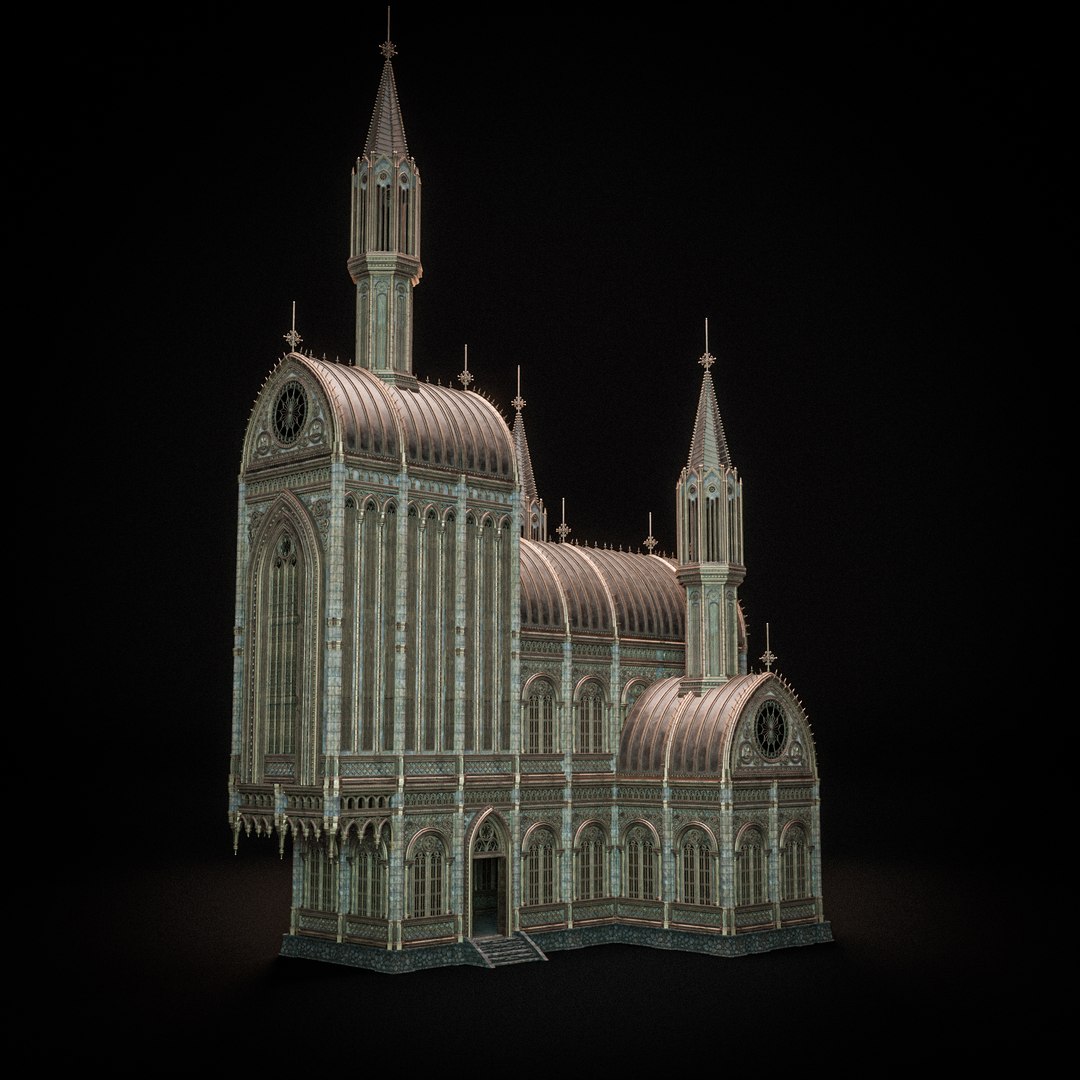 3D GOTHIC MODULAR BUILDING 4 Model - TurboSquid 2315023