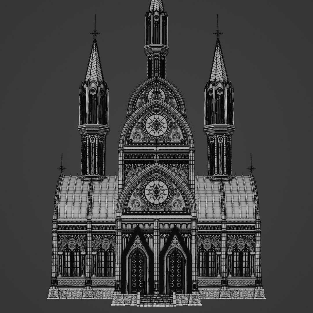 3D GOTHIC MODULAR BUILDING 4 Model - TurboSquid 2315023