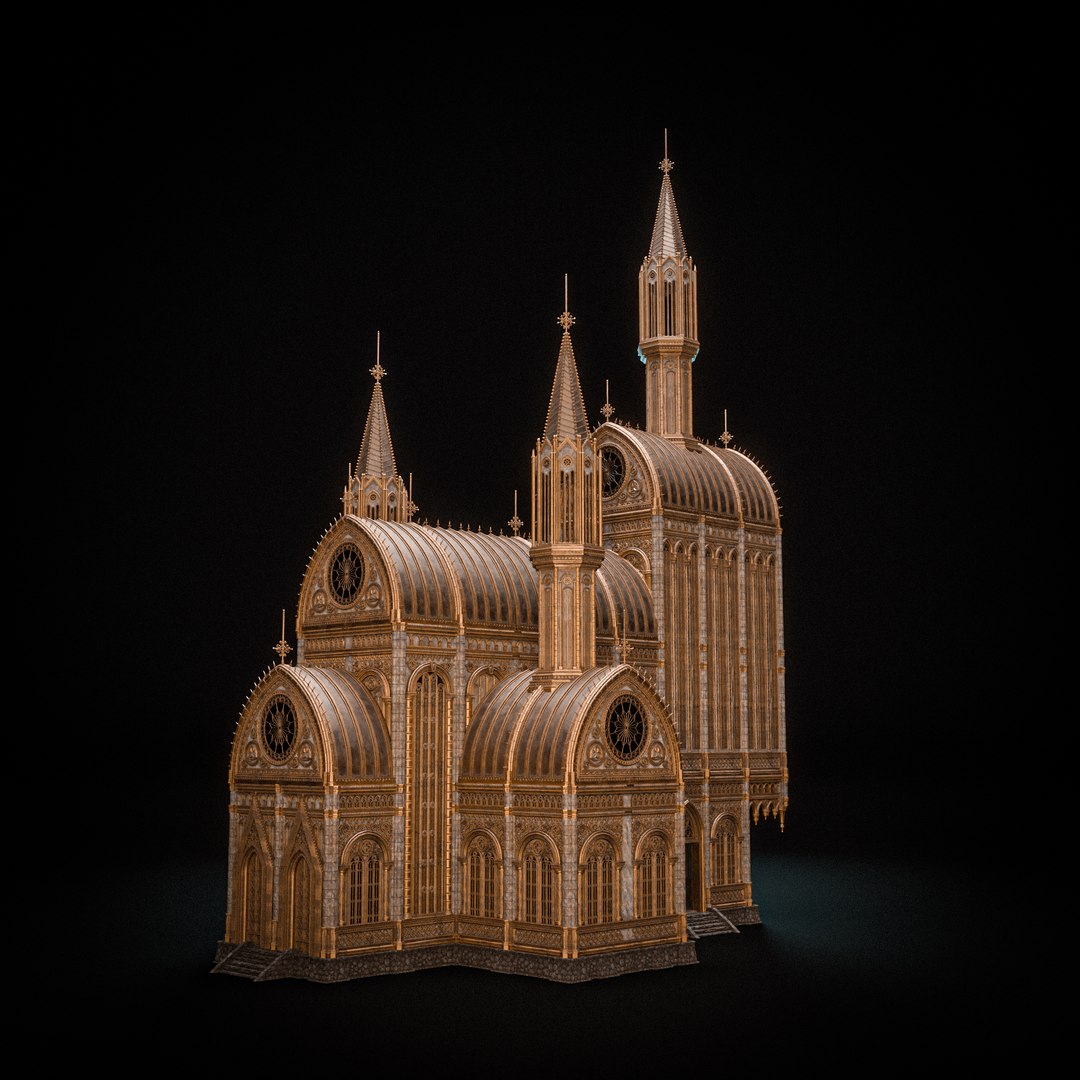 3D GOTHIC MODULAR BUILDING 4 Model - TurboSquid 2315023