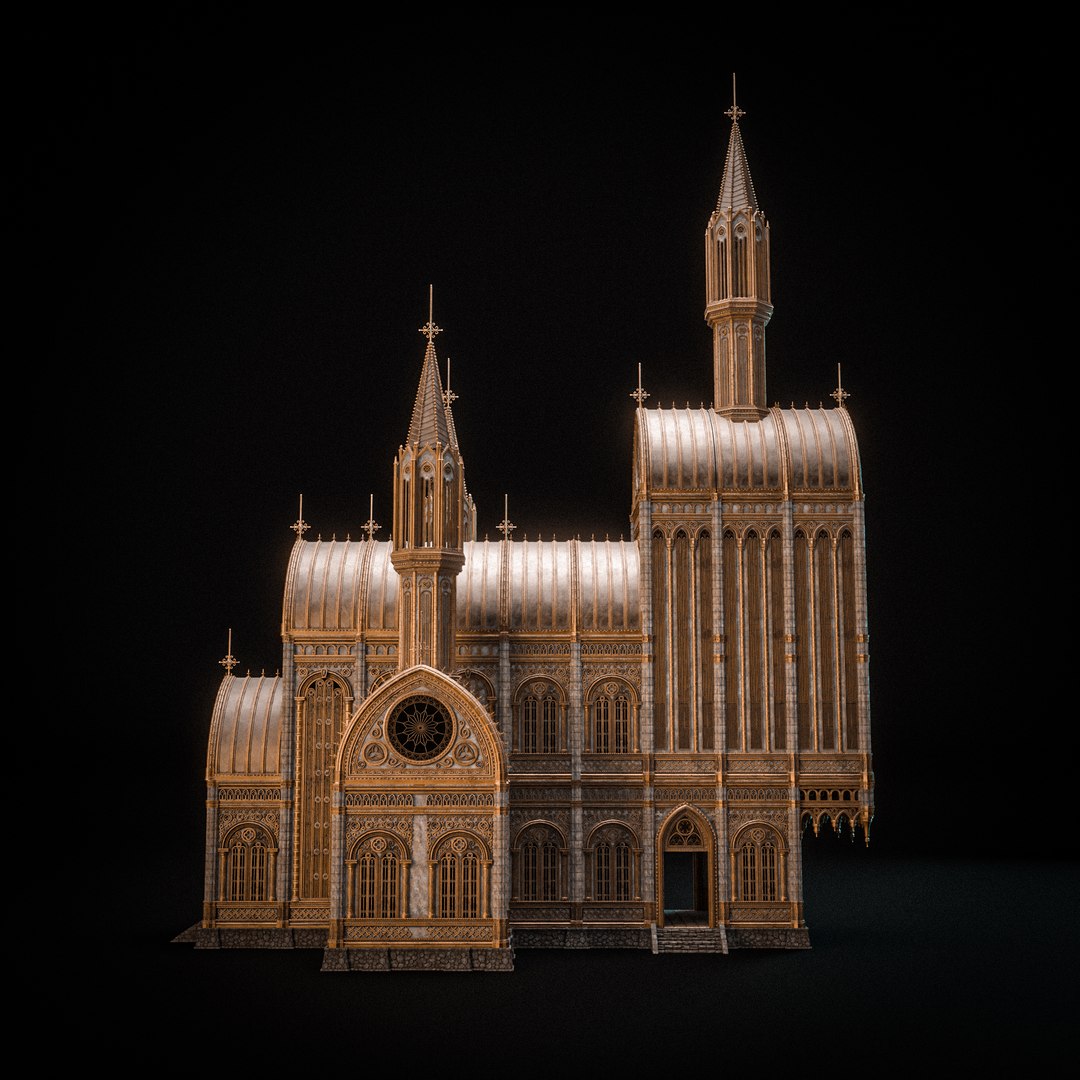 3D GOTHIC MODULAR BUILDING 4 Model - TurboSquid 2315023