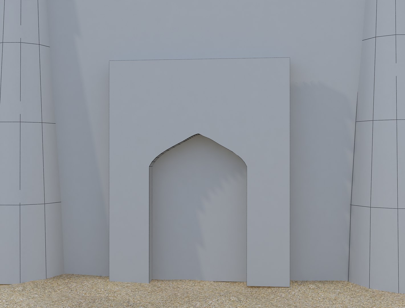 Building Architectural Islamic 3D Model - TurboSquid 1547093