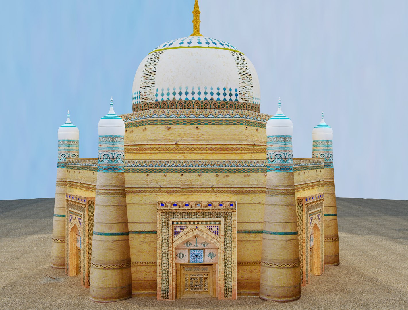 Building Architectural Islamic 3D Model - TurboSquid 1547093