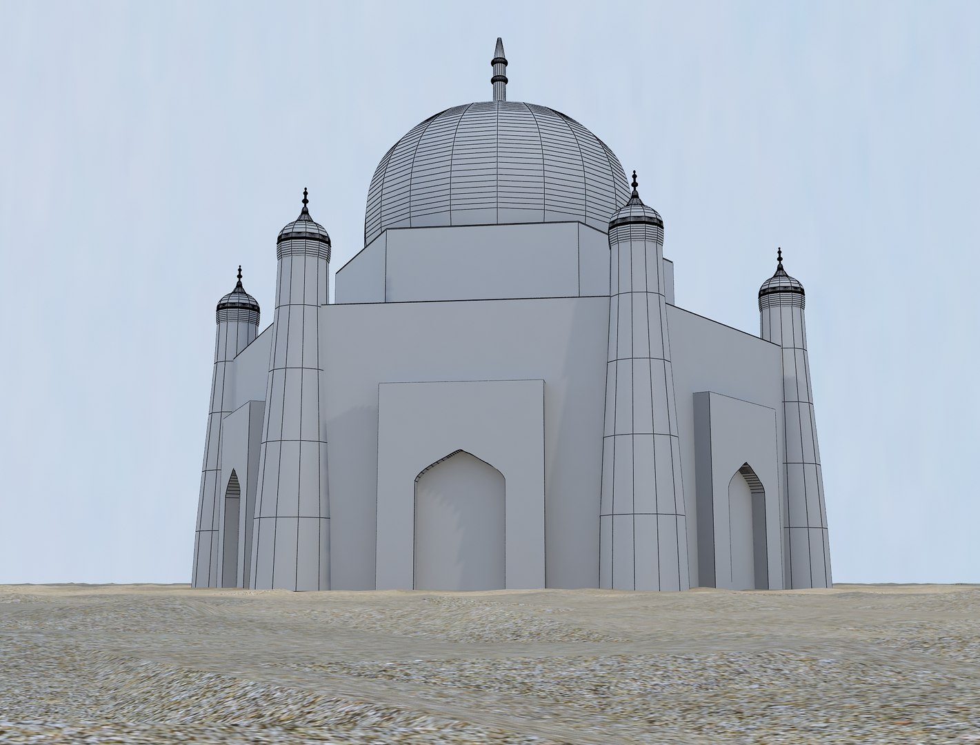 Building Architectural Islamic 3D Model - TurboSquid 1547093