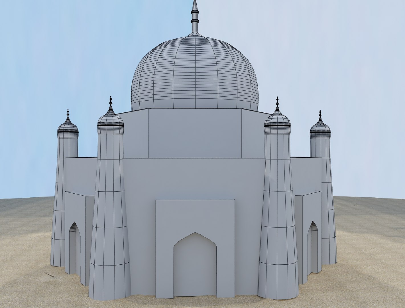 Building Architectural Islamic 3D Model - TurboSquid 1547093