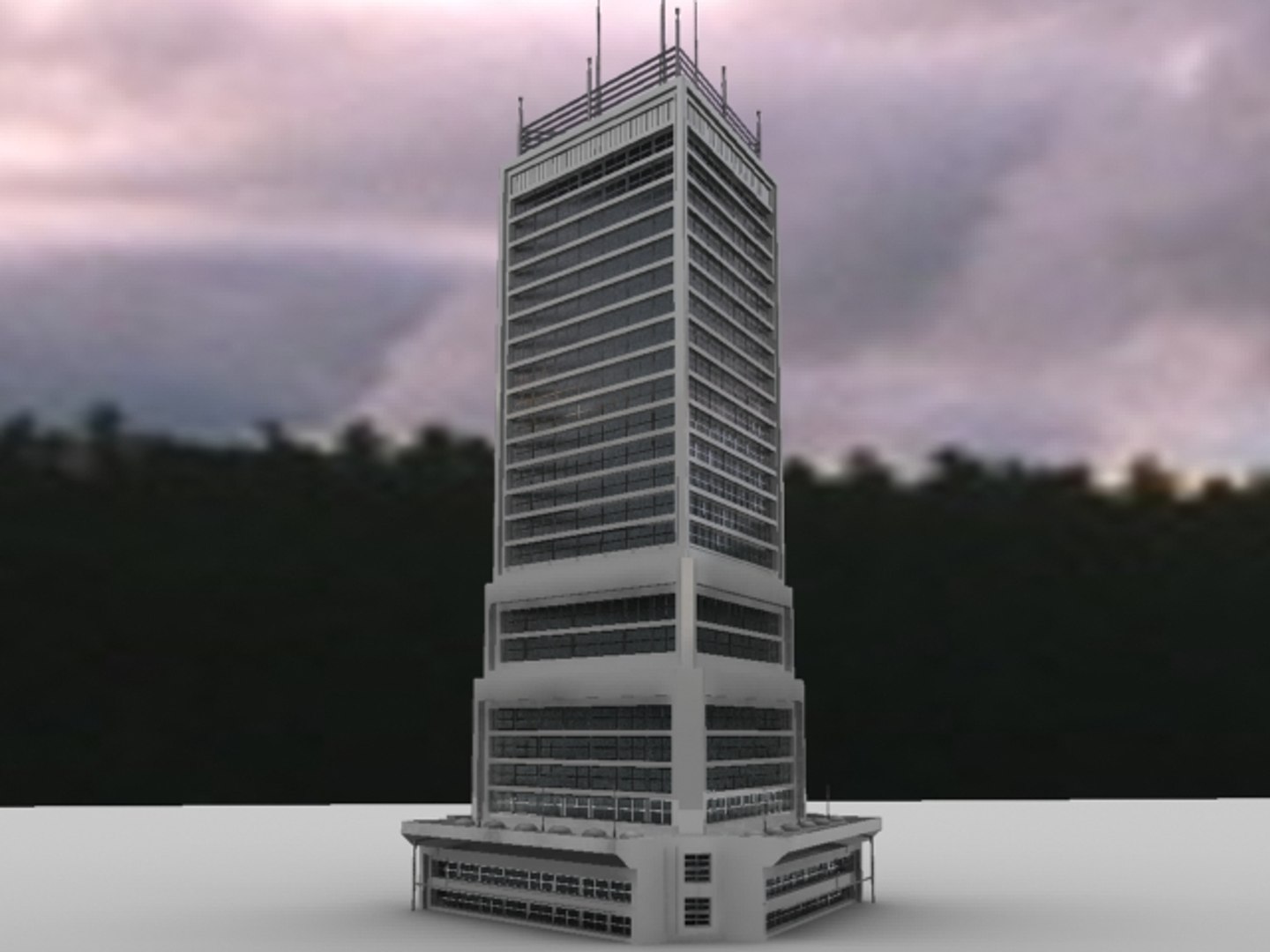 3d 3ds Building Skyscraper